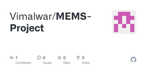 GitHub Vimalwar MEMS Project