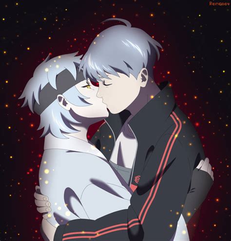 Narutoboruto Oc Azumitsu Kiss By Romanov Art On Deviantart