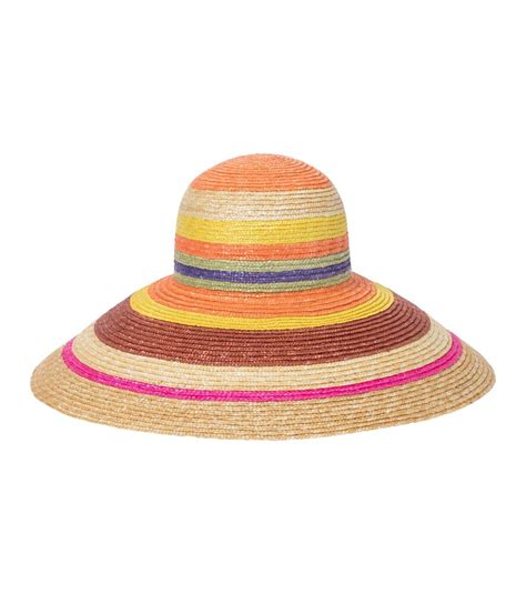 Missoni Striped Straw Hat Multicoloured Editorialist