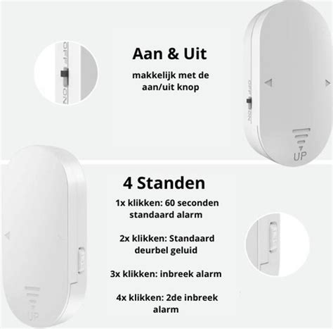 Deur Alarm Sensor Raam And Deur Alarm Sirene Met Beveiliging