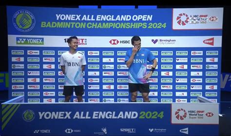 Anthony Ginting Ngelawak Di Podium All England 2024 Bikin Jojo Salah