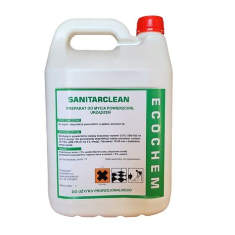 Środek do dezynfekcji i mycia | Sanitarclean firmy Ecochem
