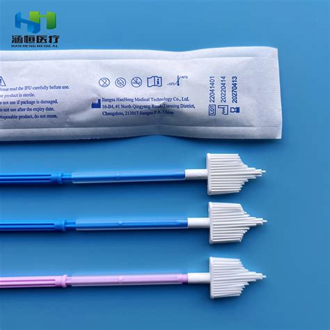 Hanheng Disposable Sterile Test Swab Biopsy Cervical Brush Sampling