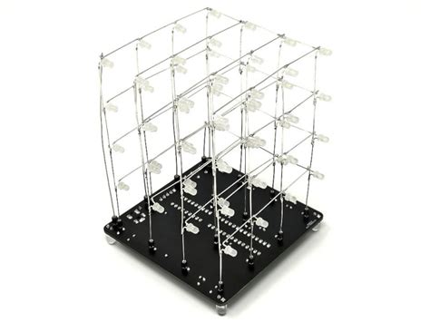 4x4x4 V2 Led Cube Kit White