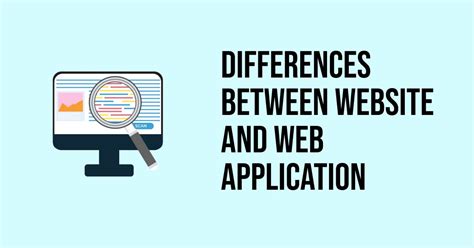 website vs web application