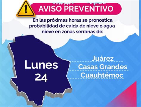 Emite Protección Civil Estatal Aviso Preventivo Por El Descenso De