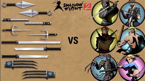 Lynx And Bodyguards Weapon Vs Lynx And Bodyguards Shadow Fight 2 Youtube