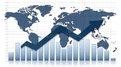 An Upward Trending Financial Growth Chart Complete With Rising Bars And An Ascending Arrow Is