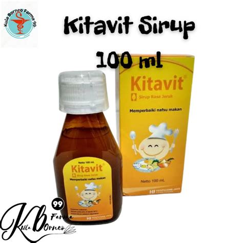 Jual Kitavit Sirup 100 Ml Shopee Indonesia