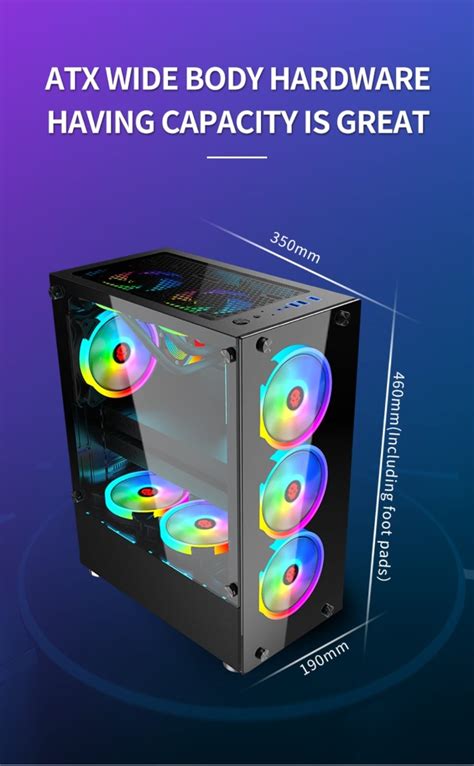 Wjcoolman Infinity 4f Atx Computer Case Up To 360mm Radiator And 9x Fans