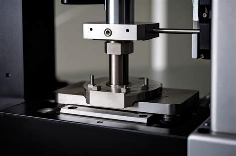 Premium Photo Closeup Image Of A Material Testing Machine Displaying