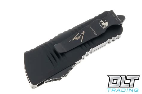 Microtech 819 1ts Mini Troodon Hellhound Black Handle Black Blade