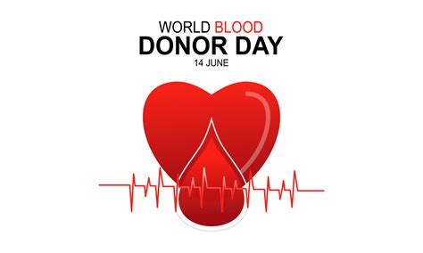 World Blood Donor Day Heart And Blood Drop Concept Poster 15421820