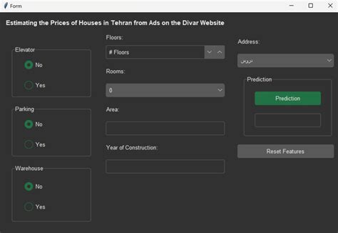 دیوار Pandas Sklearn Tkinter Python Datasciense Webscraping Zahra Asgari 15 Comments