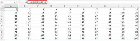 Zahlenreihen Erstellen Mit Der Excel Funktion Sequenz