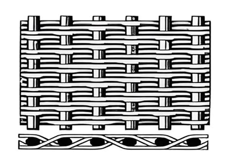 Twill Weave Woven Wire Mesh Cloth Sus304 316