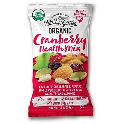 Natures Garden Organic Trail Mix Multi Pack Energy Boosting Nutrition