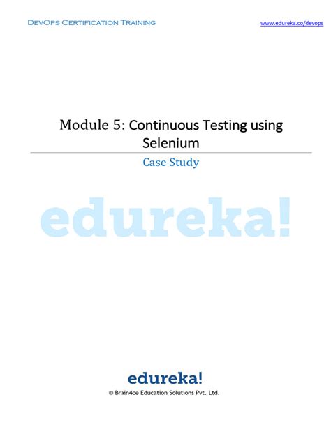 continuous integration with selenium pdf
