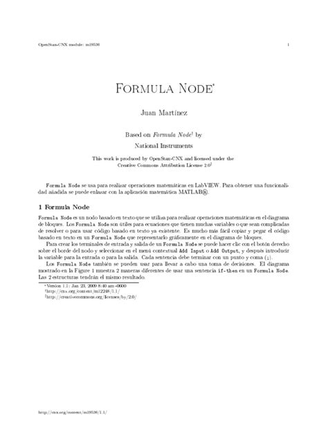 Formula Node 1 Pdf Pdf Programación De Computadoras Software
