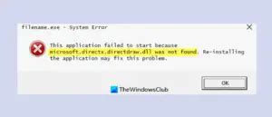 Fix Microsoft Directx Directdraw Dll Was Not Found Or Is Missing Error