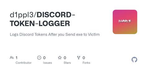 Github D1ppl3discord Token Logger Logs Discord Tokens After You
