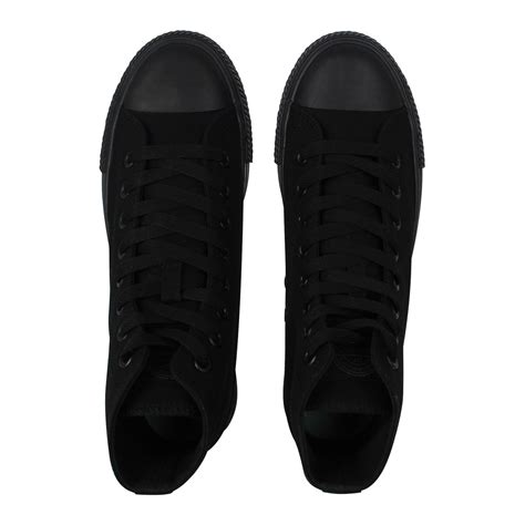 Soulcal Canvas High Top Platform Trainers Womens Canvas High