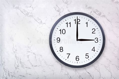 Analog Clock Showing 3 00