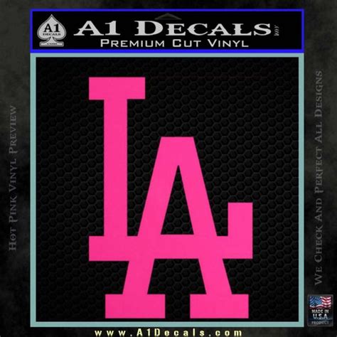 Logo Dodgers Pink Lissimore Photography