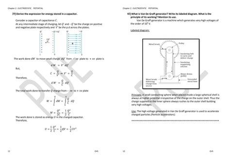Physics Chapter Wise Important Questions Ii Puc Pdf Physics Science
