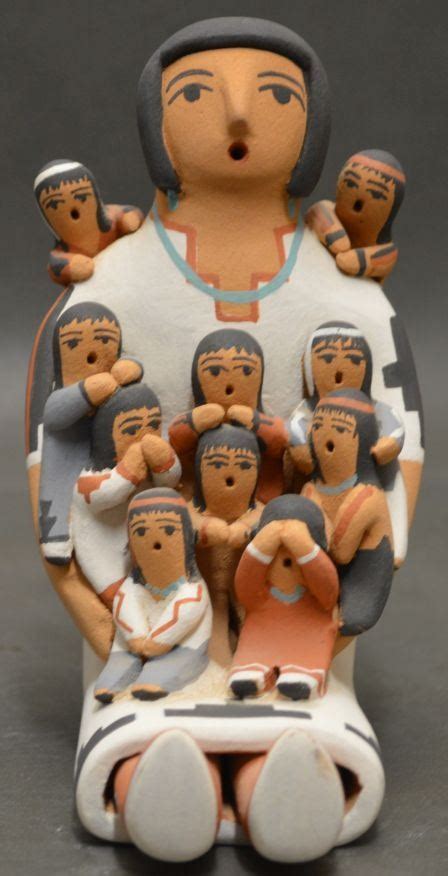 Jemez Indian Pottery Story Teller Loretto