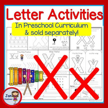 Xx Writing Preschool Activities