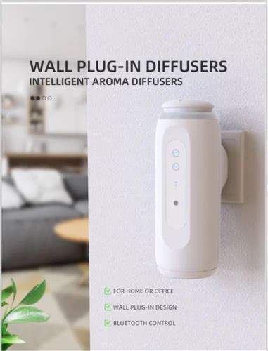 Plastic Cylindrical Wall Plug Aroma Diffusers White At ₹ 340piece In