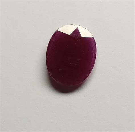 Ruby Dark Purplish Red Ct No Reserve Catawiki