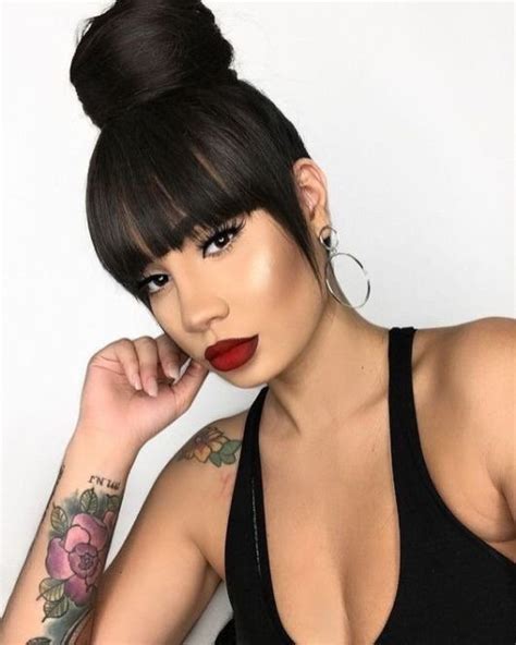 Topknot With Bangs — J3 Beauté