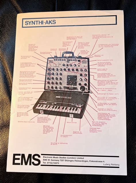Matrixsynth Ems Synthi Aks Synthesizer Brochure