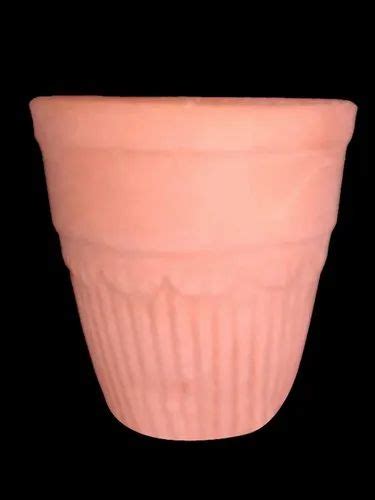 Brown Terracotta Tea Cup Designpattern Printed Capacity 100 Ml At
