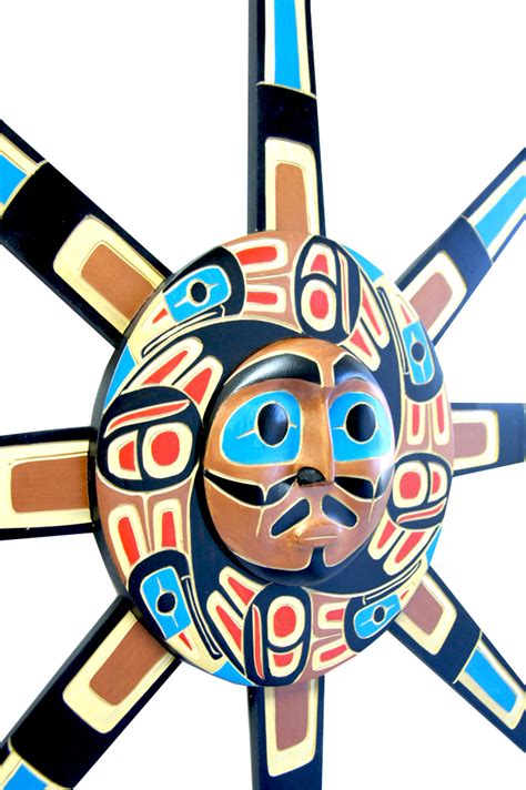 Sun Mask Canadian Indigenous Art Inc