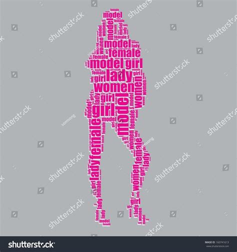 Women Typography 3d Text Word Art Stock Vector Royalty Free 160741613