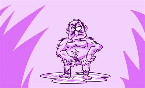 Rule 34 Aiming Blush Body Hair Enterman Frown Grass Hand On Hip