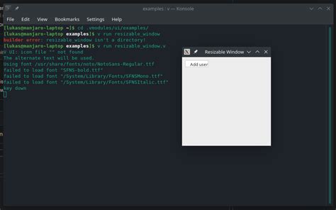 Problems For All Examples Issue Vlang Ui Github