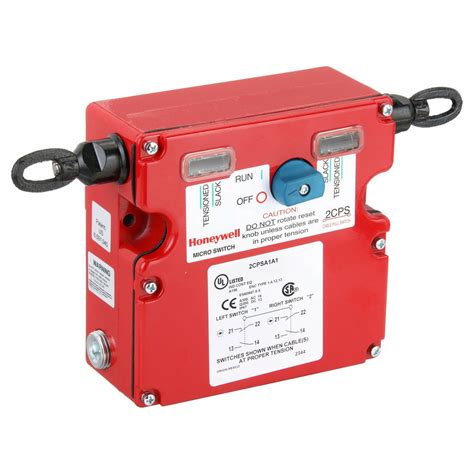 Honeywell Double Ended 2no 2nc Emergency Cable Pull Switch 11t762 2cpsa1a1 Grainger