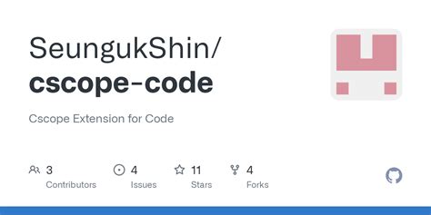 GitHub SeungukShin Cscope Code Cscope Extension For Code