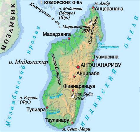 Gect ru Физические карты Мадагаскара