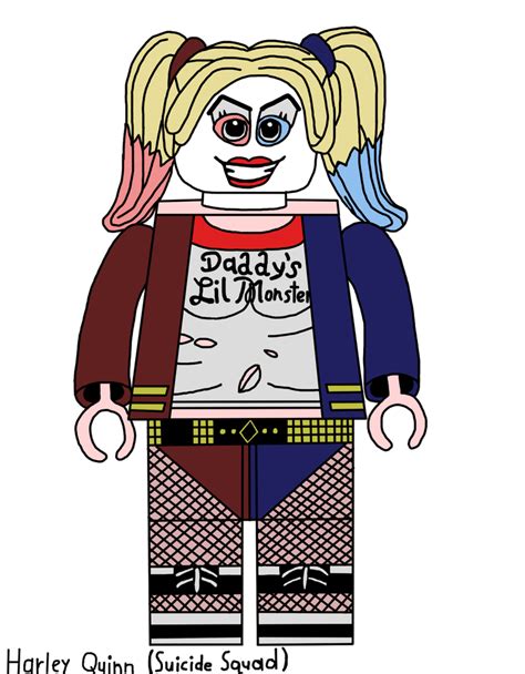 Harley Quinn Suicide Squad Custom Lego Minifig By Mushroomhedgehog