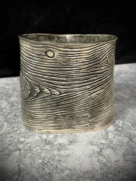 Jrn Pottery Woodgrain Vase
