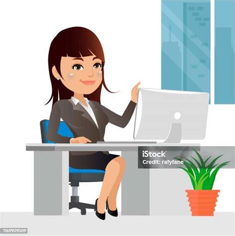 사무실 책상에서 랩톱 컴퓨터에서 작업하는 성공적인 비즈니스 피플 캐릭터 검색에 대한 스톡 벡터 아트 및 기타 이미지 검색 경영자 공부 Istock