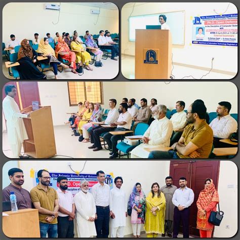 Dost Muhammad Khan En Linkedin Phd Open Defense Was Conducted In Department Of Information