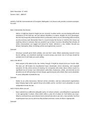 Netiquette Activity Docx Date November 17 2023 Section TC01