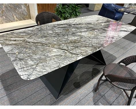 White Marble Rectangular Dining Table Suppliers Wholesale Price
