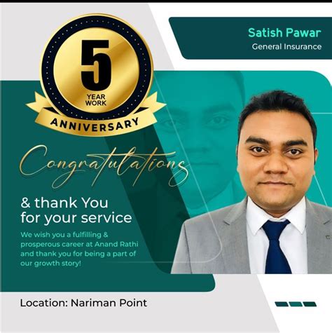 Satish Pawar On Linkedin Workanniversary Aribl Careermilestone